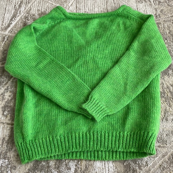 sempre | Sweaters | Nwt Womens Bright Green Sempre European Knit ...